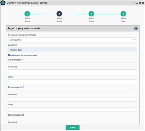 Scrapli Data Backup Service ENMS