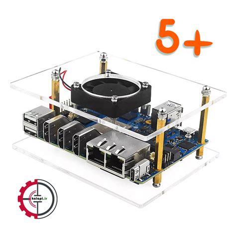 قیمت کیس اکریلیک شفاف اورنج پای 5 پلاس کالاپای