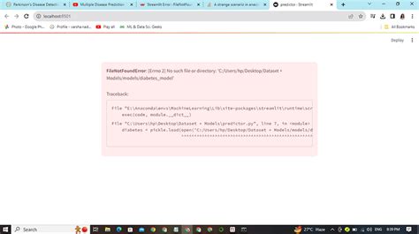 Error In Deploying In Streamlit ☁️ Community Cloud Streamlit