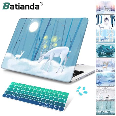 Crystal Clear Case For Macbook Air Pro Retina 11 12 13 15 Beautiful Elk