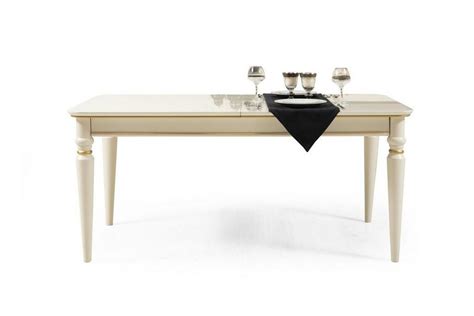 Jvmoebel Esstisch Esstisch Tisch Esszimmer Tische Luxus Holz Weiß