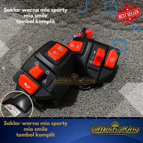 Saklar Lampu Kanan Kiri Mio Sporty Thailand Low Bim Hazard Mio Merah Lazada Indonesia