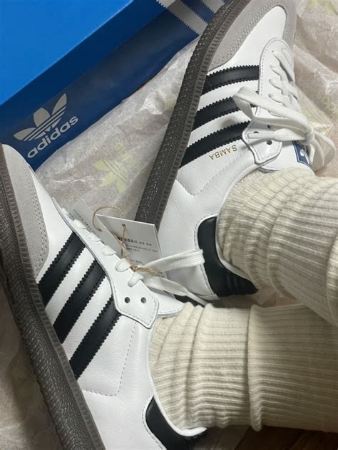 Adidas 아디다스 삼바 Og 화이트 블랙 제니 켄달제너 운동화 무신사 구매 운동화 추천 아디다스 운동화