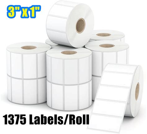 3 X 1 Direct Thermal Multipurpose And Shipping Address Labels Upc Barcodes Postage Stickers For