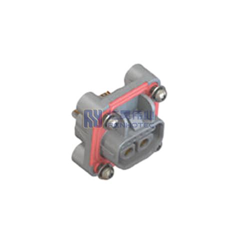 2 6pin Straight Socket Hybrid Power Connector 60a 1000v Dc Ip67 Waterproof