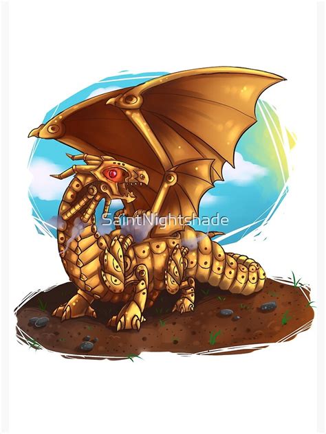 Festus The Dragon Spiral Notebook For Sale By Saintnightshade Redbubble