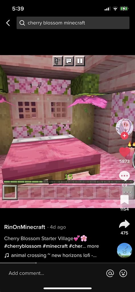 Minecraft Bedroom With Pink Furniture