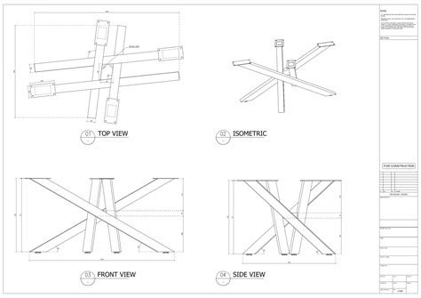 Autocad Furniture Design Drafting By Sarx666
