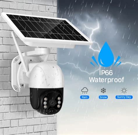 Camara De Seguridad Solar Seedary Exteriores Full Hd Ptz Meses Sin