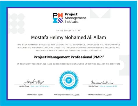 Mostafa Helmy Allam On Linkedin It Was 2 Years Ago Since I Got Pmp
