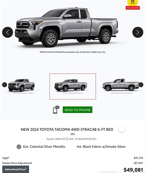 Dealer Mark Ups Continue Page 2 2024 Tacoma Forum 4th Gen News