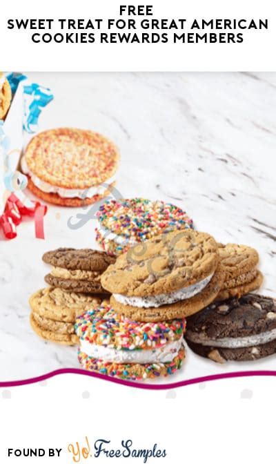 Free Sweet Treat For Great American Cookies Rewards Members