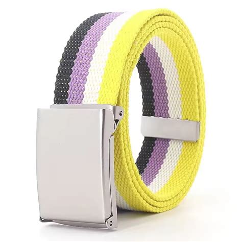 Non Binary Colours Belt Rainbow Republic