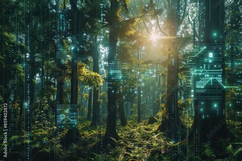 Realistic Illustration Of Ai Powered Autonomous Monitoring Systems In A