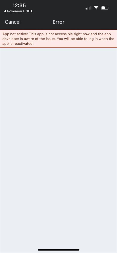 App Not Active Error When To Login Through Facebook Account R