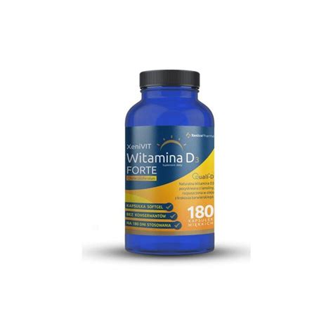 XeniVIT Witamina D3 Forte 180 kapsułek Apteka internetowa Puls