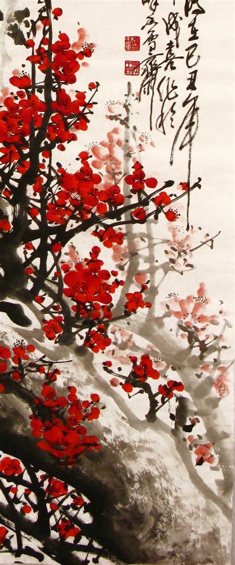 【图】著名画家王成喜国画四尺梅花 纯手绘精品现廉价转让！！编号9534拍品信息网上拍卖拍卖图片拍卖网拍卖网站