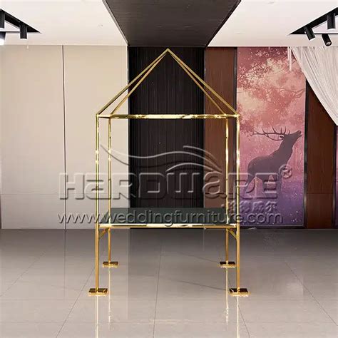 Steeple Tent Table Square Shape With Mirror Glass Top