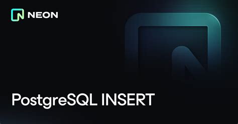 Postgresql Insert