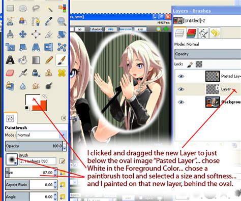Paste A Layer In GIMP And Edit That Layer