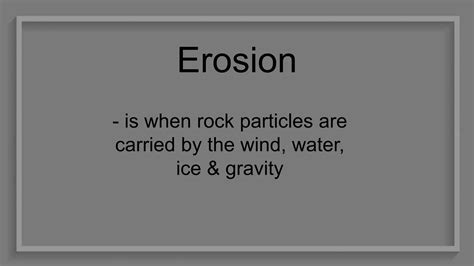 Exogenic Process And Its Geological Processes Pptx