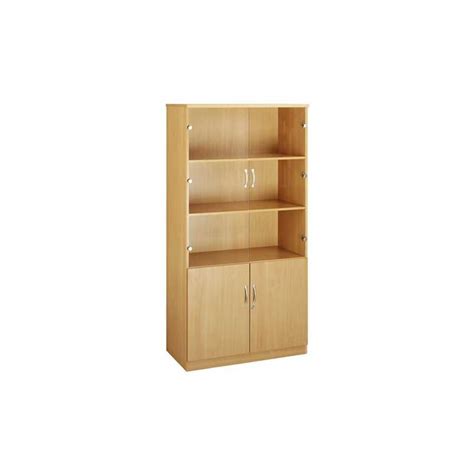 Combination Unit With Locking Doors And Glass Doors