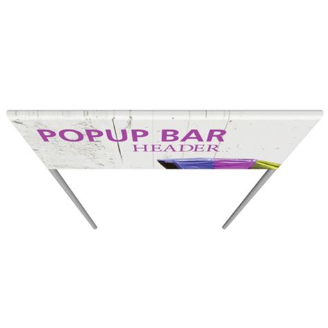 Portable Popup Large Bar Header Portable Serving Stations Portable