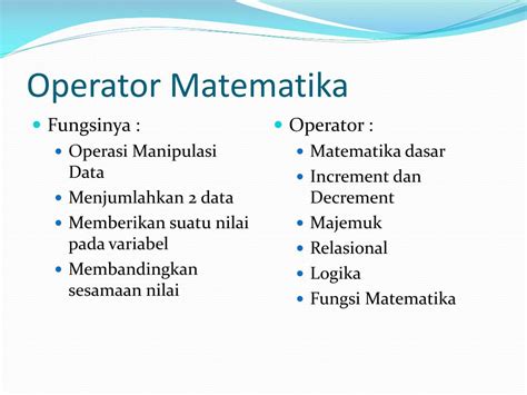 ppt tipe data variabel dan assignment powerpoint presentation free