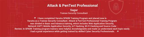 Spark Cybersecurity Training Program For Ethical Hacking