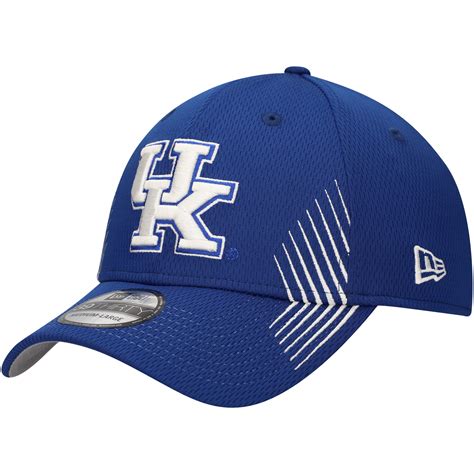 Mens New Era Royal Kentucky Wildcats Active Slash Sides 39thirty Flex Hat