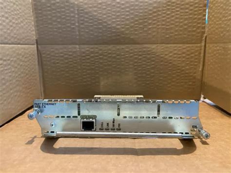 Cisco Nm 1fe Tx Network Module Cisco Fast Ethernet 1fe Tx Router