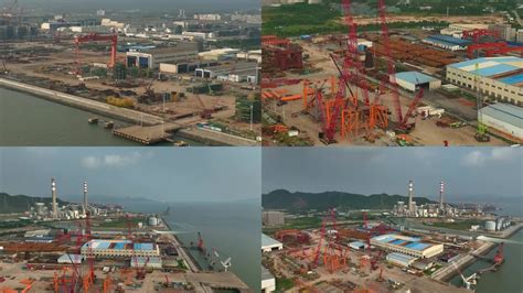 中海福陆重工公司珠海港重工集团视频素材下载编号9189822光厂vj师网