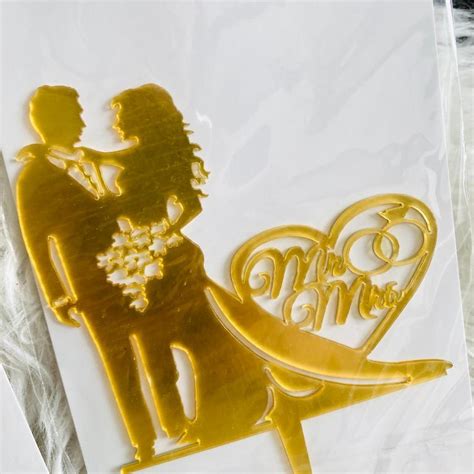 Wedding Cake Toppers Mr And Mrs Cake Topper Wedding Cake Topper Food