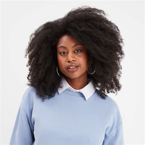 Sweat Col Rond Manches Longues Bleu Clair Femme La Halle