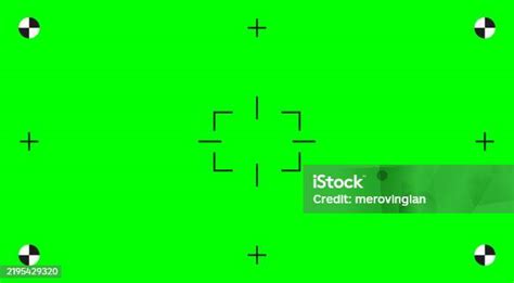 Chromakey With Vfx Tracking Points Green Screen With Motion Tracking Markers Stock Illustration