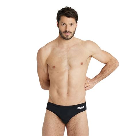 Kąpielówki Arena Team Swim Briefs Solid Rozmiar 7 95 Kolor Black White