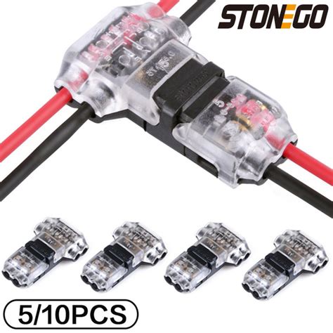 Stonego 510pcs Way Low Voltage Universal Compact Wire T Tap Connectors