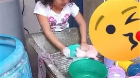 Niña Se Hace Viral Por Cantar Qué Agonía De Ángela Aguilar Y Yuridia Mientras Lava Los
