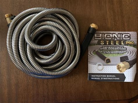 Bionic Steel Pro Garden Hose 50 Ft Water Hose Outside Heavy Duty Metal