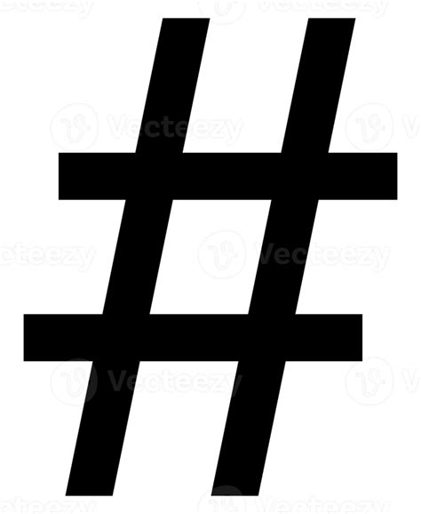Hashtag Sign Tagline Icon Symbol For Logo Apps Website Art