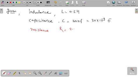 solved what is the angular frequency of a series lrc circuit with an