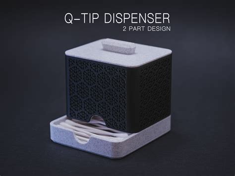 Q Tip Dispenser By Kl Worx Makerworld Download Free 3d Models