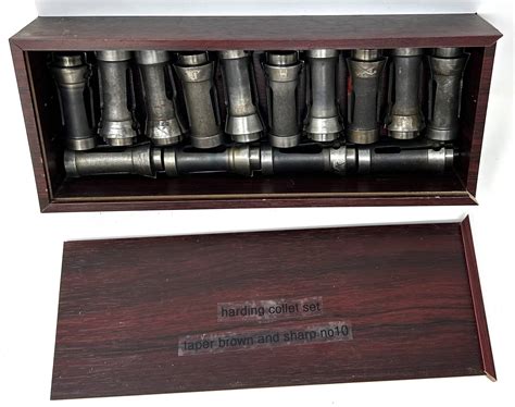 Set Of Harding Lathe Collets Welcome To Olde Trade Tools