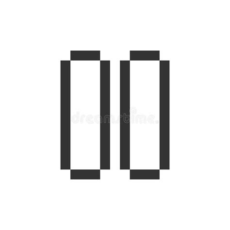 Pause Pixel Ui Game Stock Illustrations Pause Pixel Ui Game Stock