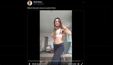 Bronwin Aurora Leaked Scandal Video Going Viral On Tiktok And Twitter