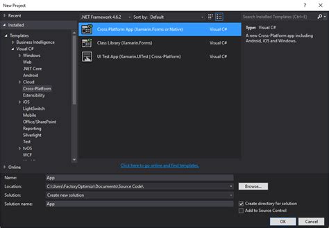 Xamarinforms Visual Studio 2015 And Xamarin Cant Create New Cross