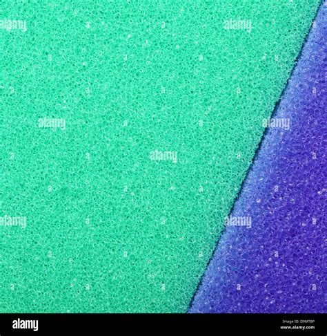 Violet Green Texture Cellulose Foam Sponge Background Square Format