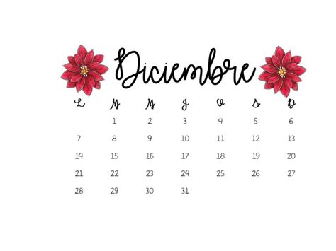 Diciembre Descarga Tu Calendario Calendario De Diciembre Calendario Diciembre