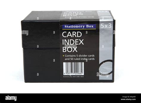 Card Index Box Hi Res Stock Photography And Images Alamy