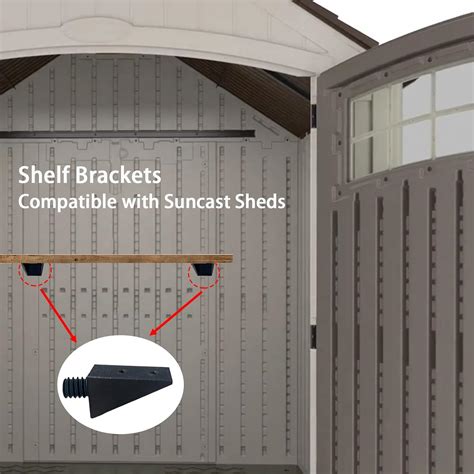 Shelf Brackets Compatible With Suncast Sheds Craftsman Shed 4 Pack